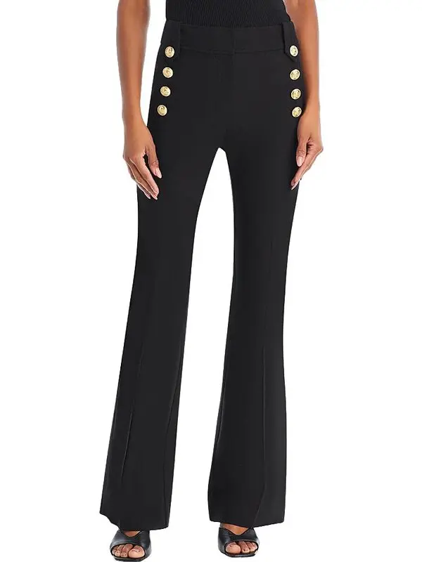 Derek Lam 10 Crosby Robertson Flare Hem Pants - Black