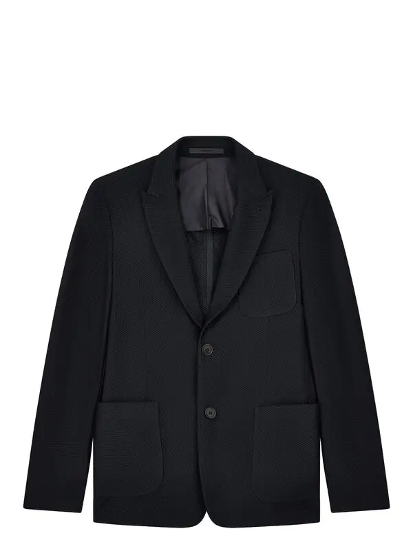 Giorgio Armani Icon Single-breasted Jacket - Black