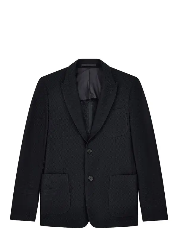 Giorgio Armani Icon Single-breasted Jacket - Black
