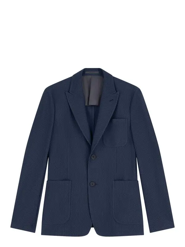 Giorgio Armani Icon Single-breasted Jacket - Navy Blue