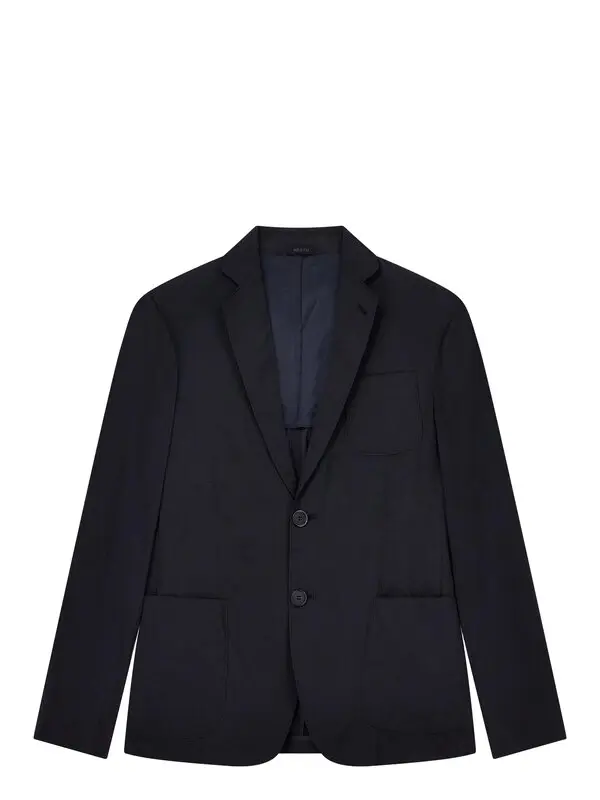 Giorgio Armani Upton Line Single-breasted Jacket - Blue