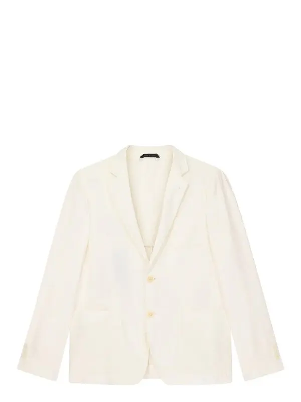 Giorgio Armani Upton Line Single-breasted Jacket - White
