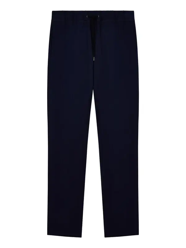 Giorgio Armani Icon Cupro Trousers - Navy Blue