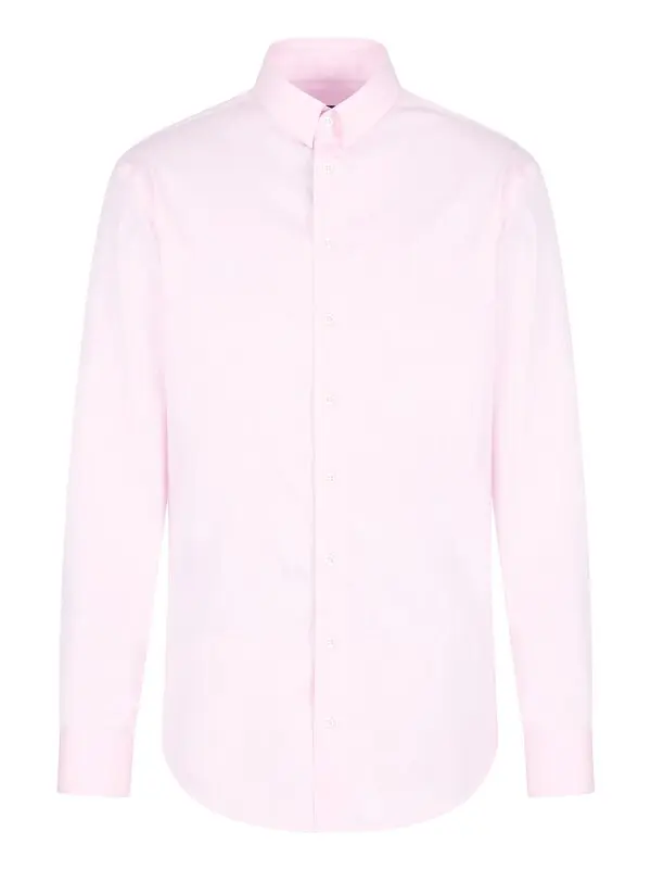Giorgio Armani Cotton Twill Shirt - Pink