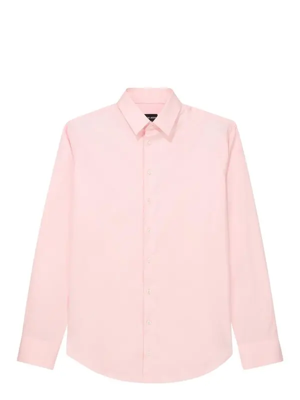 Giorgio Armani Cotton Twill Shirt - Pink