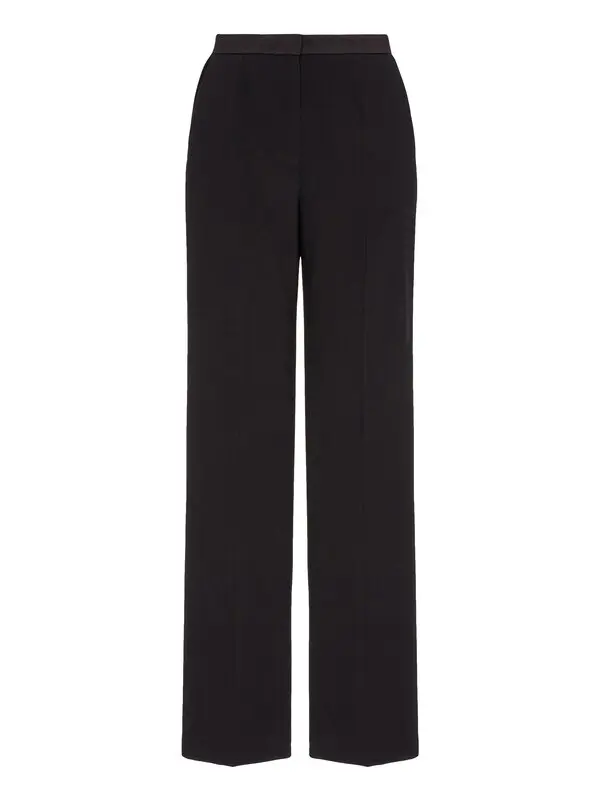 Giorgio Armani Stretch Viscose-cady Trousers - Patterned