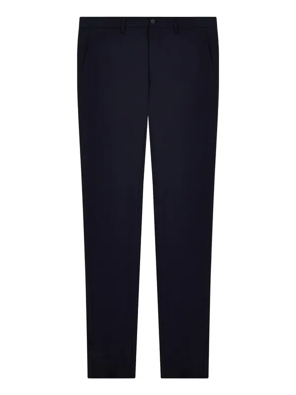 Giorgio Armani Two-way Stretch Wool-canvas Trousers - Navy Blue