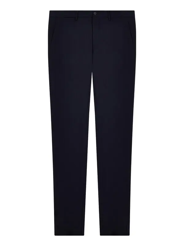 Giorgio Armani Two-way Stretch Wool-canvas Trousers - Navy Blue