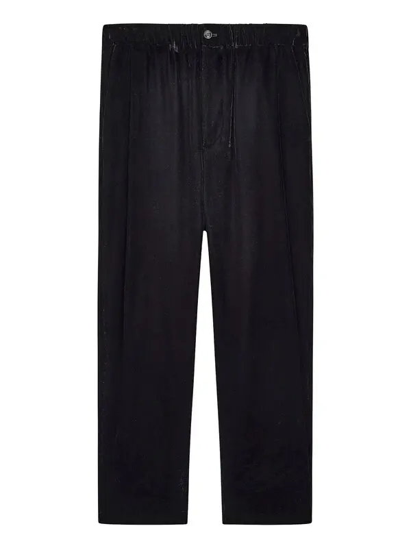 Giorgio Armani Velvet Trousers - Black