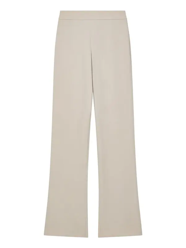 Giorgio Armani Wide-leg Silk Trousers - White