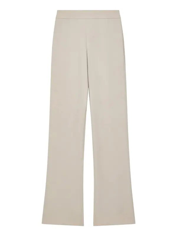 Giorgio Armani Wide-leg Silk Trousers - White