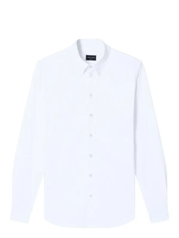 Giorgio Armani Icon Slim-fit, Cotton Jersey Shirt - White