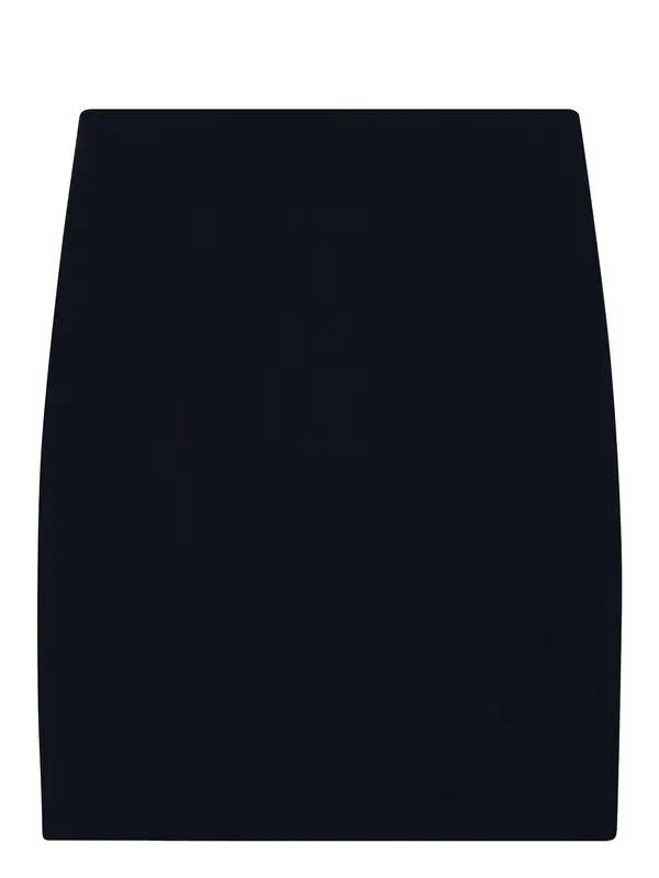 Giorgio Armani Silk Cady Pencil Skirt - Black