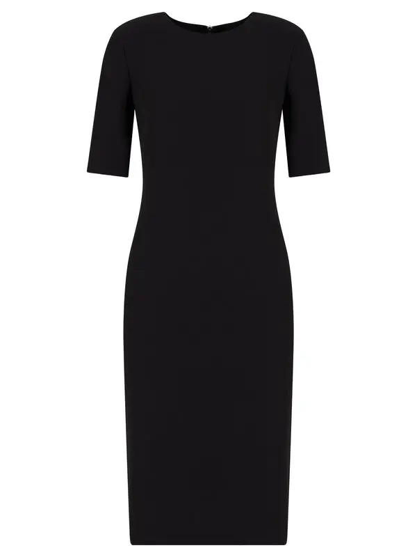 Giorgio Armani Silk Tube Dress - Black