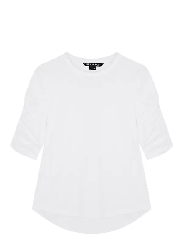 Veronica Beard Waldorf Cotton T-shirt - White