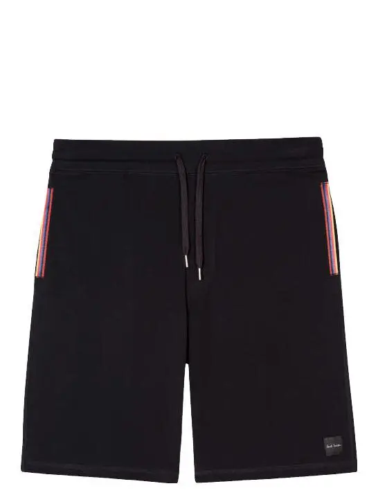 Paul Smith Jersey Cotton Lounge Shorts - Black