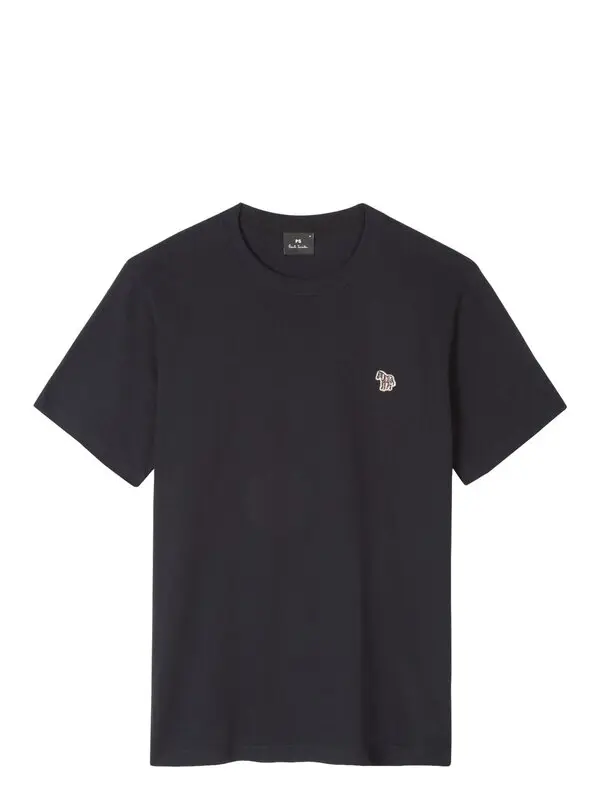 Paul Smith Cotton Zebra Logo T-shirt - Blue