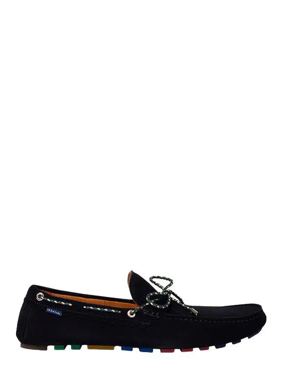 Paul Smith Suede 'springfield' Loafers - Blue