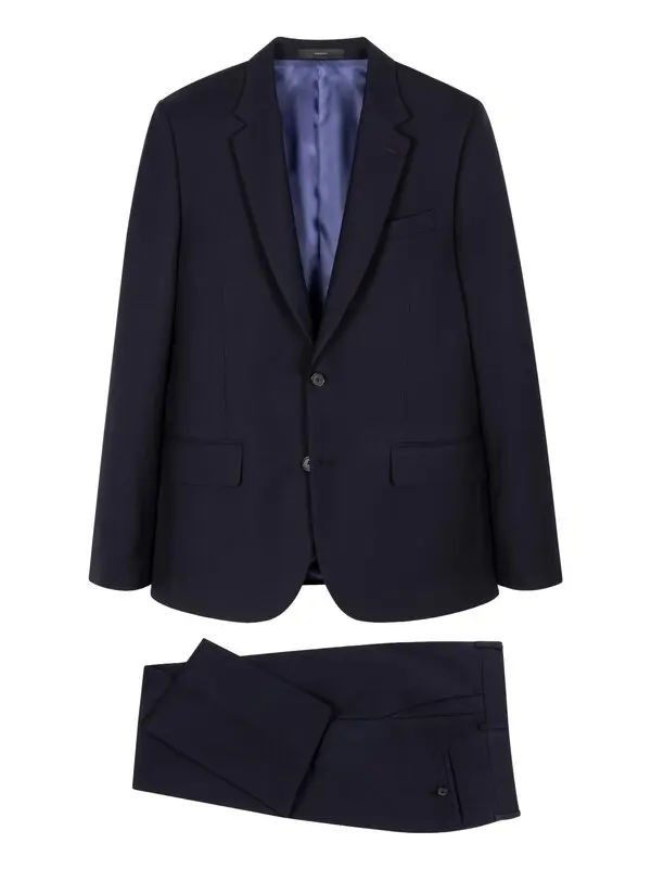 Paul Smith The Soho Tailored-fit Wool 'a Suit To Travel - Blue
