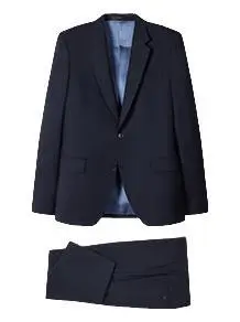 Paul Smith The Soho Tailored-fit Wool 'a Suit To Travel - Blue