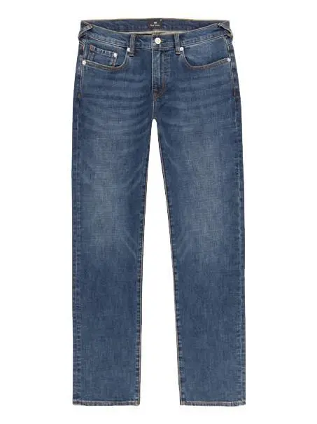 Paul Smith Tapered-fit 'crosshatch Stretch' Rinse Jeans - Blue