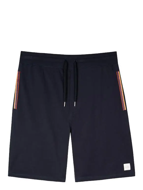 Paul Smith Jersey Cotton Lounge Shorts - Blue