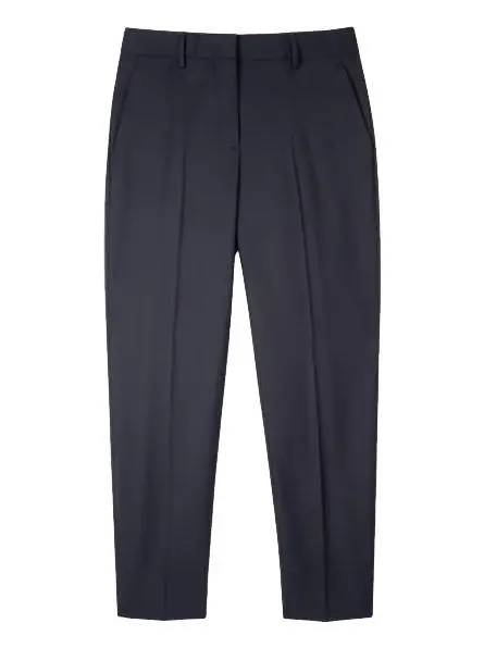 Paul Smith Tapered Wool Pants - Blue