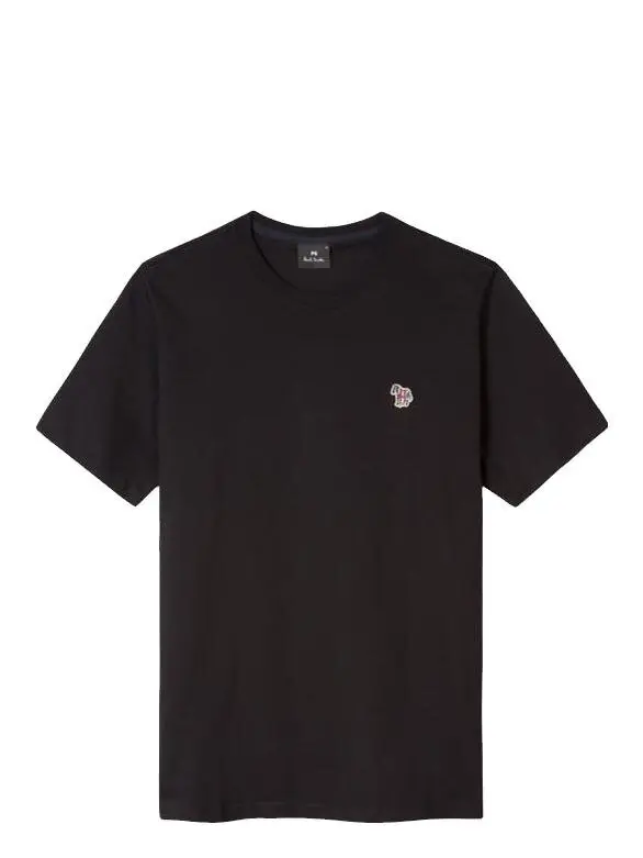 Paul Smith Cotton Zebra Logo T-shirt - Black