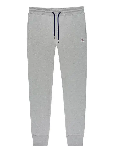 Paul Smith Tapered-fit Zebra Logo Cotton Sweatpants - Grey
