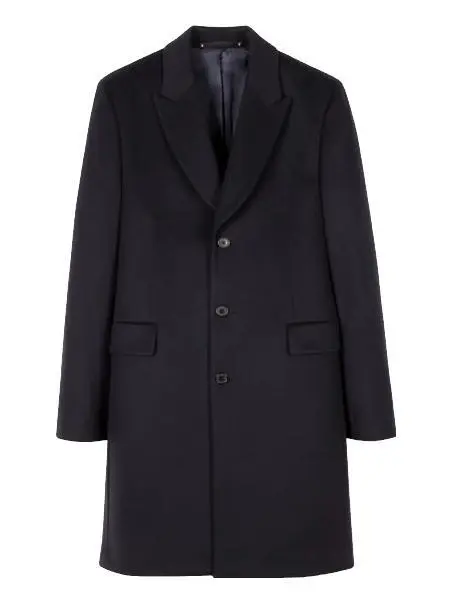 Paul Smith Wool-cashmere Epsom Coat - Blue