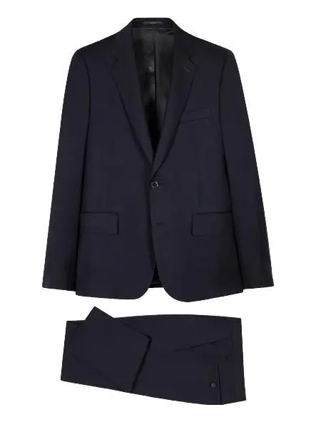 Paul Smith Tailored-fit Wool Twill Two-button Suit - Blue