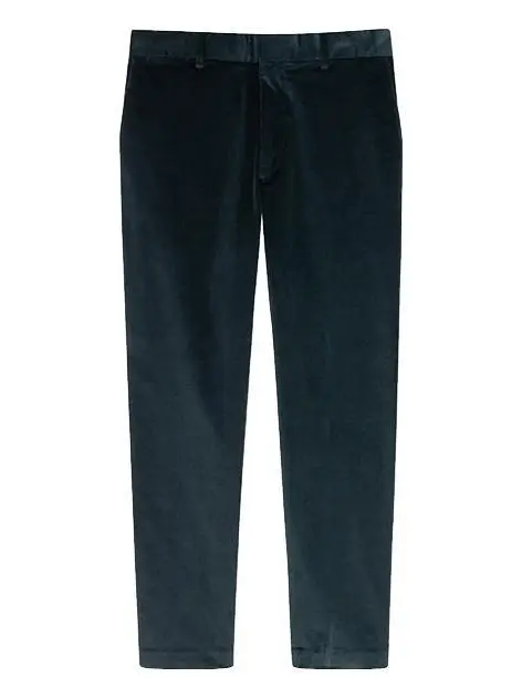 Paul Smith Tapered-fit Corduroy Cotton Pants - Navy