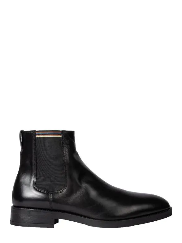 Paul Smith Leather Chelsea Boots - Black