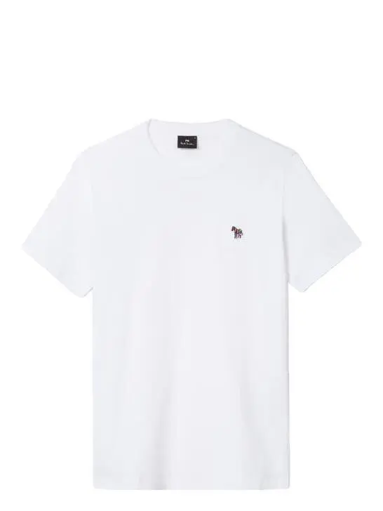 Paul Smith Cotton Zebra Logo T-shirt - White