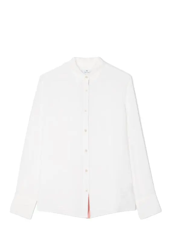 Paul Smith Spray Swirl' Placket Shirt - White