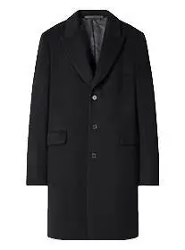 Paul Smith Wool And Cashmere Epsom Coat - Black