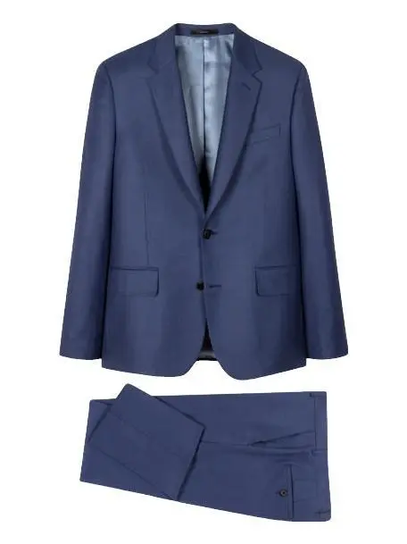 Paul Smith The Soho Tailored-fit Birdseye Wool Suit - Blue