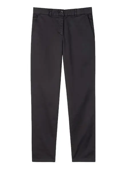 Paul Smith Stretch-cotton Slim-fit Chinos - Black