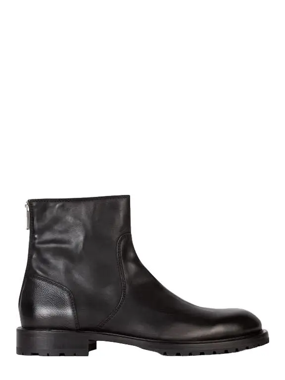 Paul Smith Leather 'falk' Boots - Black