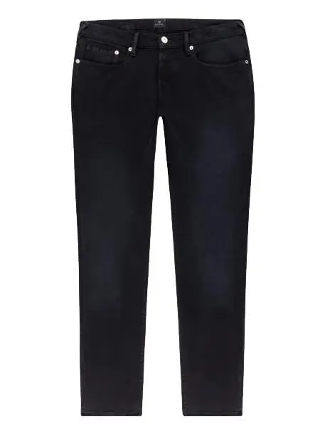 Paul Smith Tapered-fit Mid-wash Jeans - Black