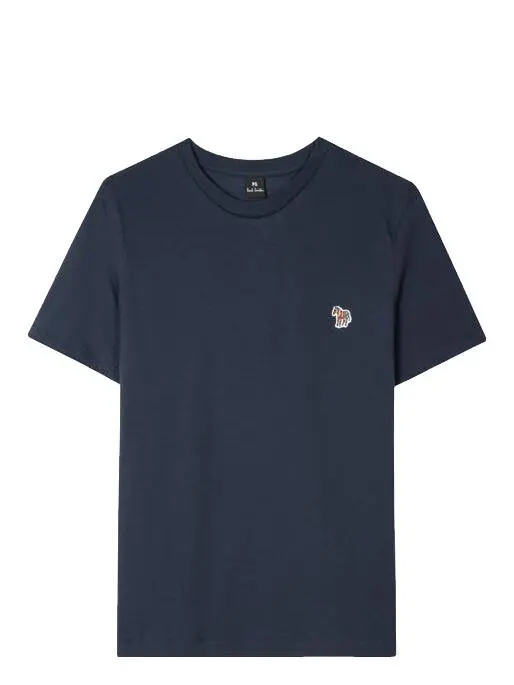 Paul Smith Zebra Logo Cotton T-shirt - Blue