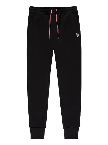 Paul Smith Lounge Zebra Logo Cotton Sweatpants - Black