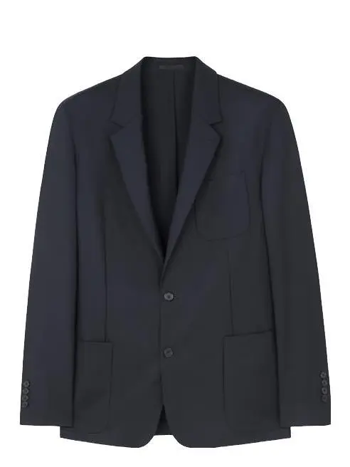 Paul Smith Tailored-fit Patch-pocket Blazer - Blue