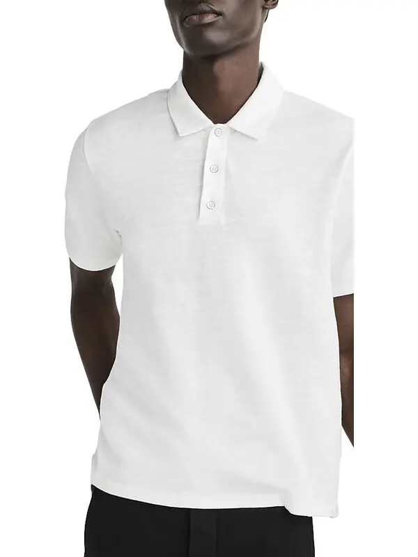 Rag & Bone Classic Flame Polo - White