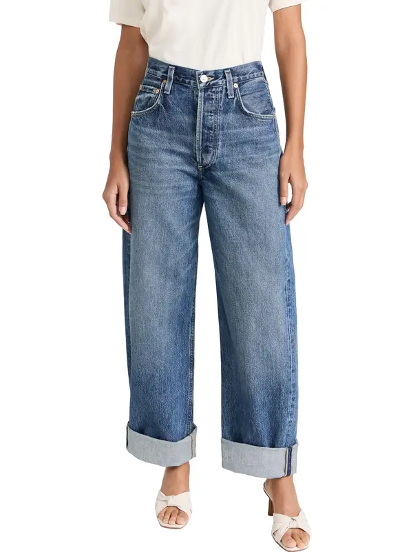 Citizens Of Humanity Ayla Baggy Cuffed Crop Jeans - Brielle