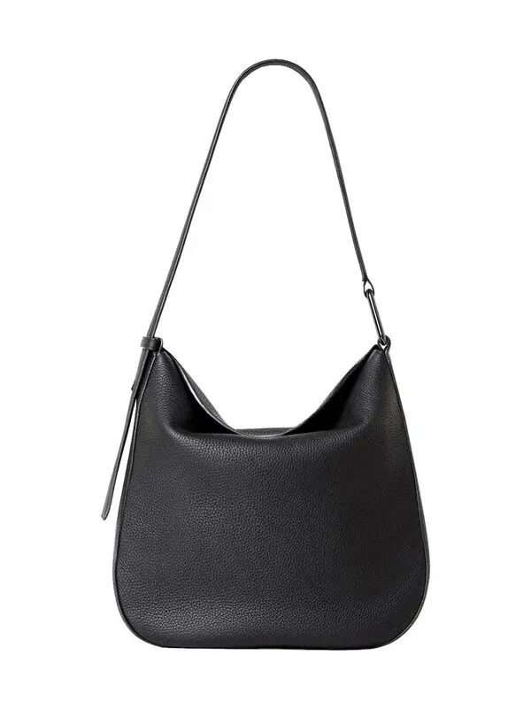 Akris Anna Hobo Bag - 009 Black