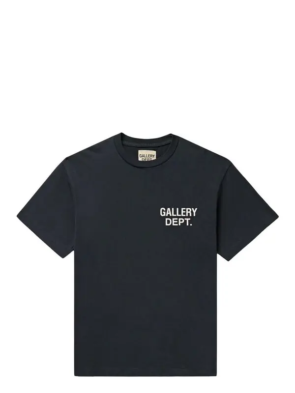 GALLERY DEPT. Vintage Souvenir Logo-print Cotton-jersey T-shirt - Black