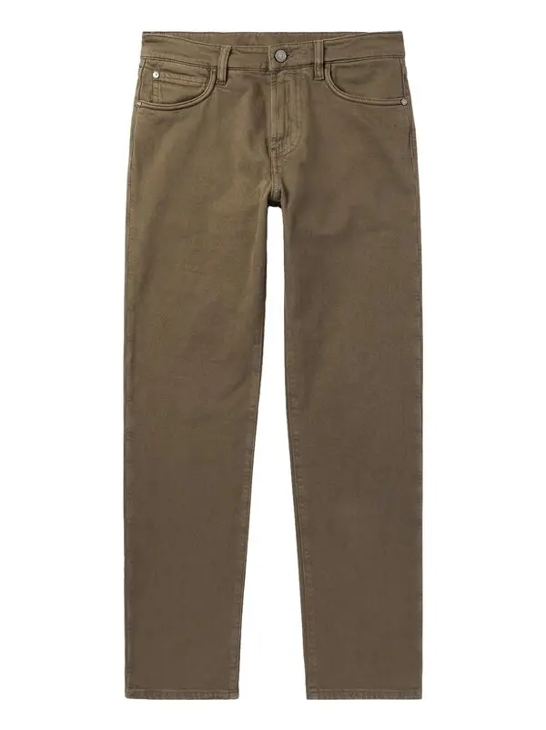 Loro Piana Quarona Slim-fit Trousers - Green