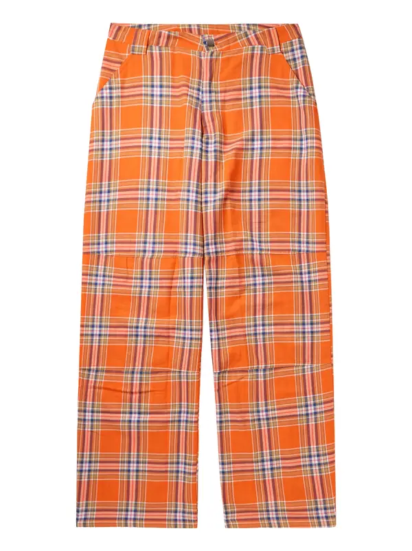 Collina Strada Clover Cotton-flannel Trousers - Orange