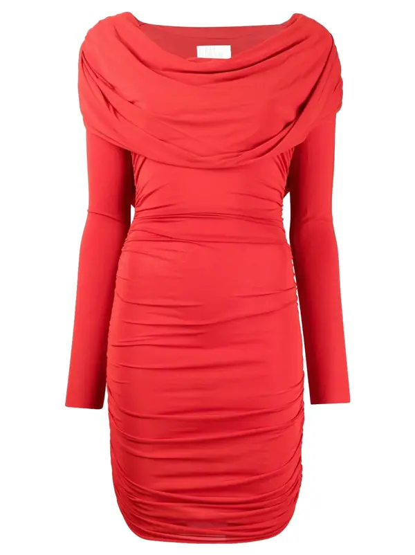 Giuseppe Di Morabito Cowl-neck Minidress - Red